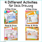 Directed Drawing Art & Writing Activities Bundle + Free Calendar