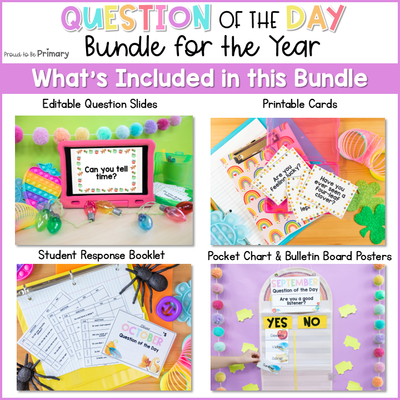 Question of the Day - Morning Meeting Conversation Starters & Student