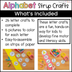Alphabet Beginning Letter Sounds Strip Crafts Letter of the Week Cente