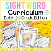 2nd Grade Dolch Sight Word List Activities, Worksheets, Flash Cards, A