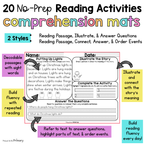 December Reading Comprehension Passages: Daily Comprehension Mats