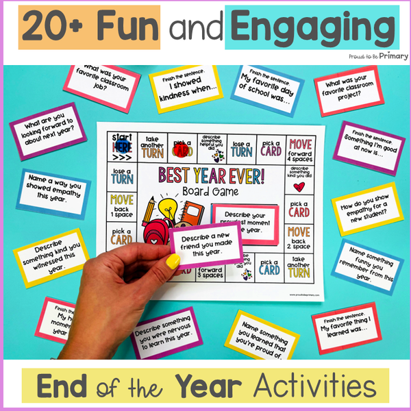 End of the School Year Social-Emotional Learning Activities for K-2