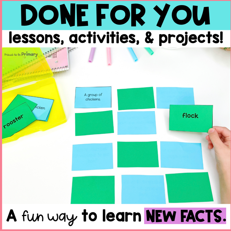 Chicken Non-Fiction ELA & Animal Science Unit