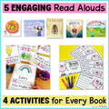 Growth Mindset Read Aloud Picture Book Activities - Sort, Crafts, Colo