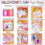 Valentines Day Craft Bulletin Board Cards Writing - Valentines Math He