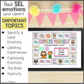 Digital K-2 Emotions Lessons & Social Emotional Learning Activities