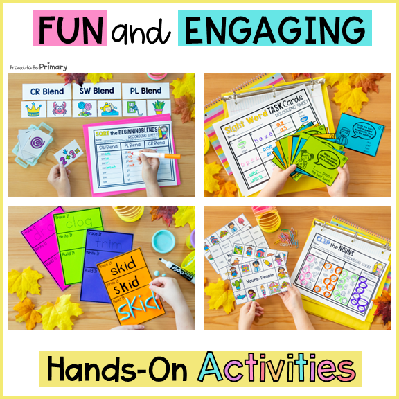 November 1st Grade Literacy Centers, Worksheets & Decodable Reader for ...