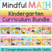 Kindergarten Math Curriculum Centers Worksheets Assessments - 100 Kind