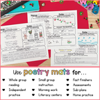 Christmas Holiday Poem Reading Activity December Morning Work Workshee