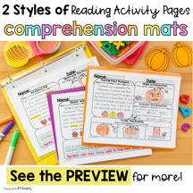 October Reading Comprehension Passages