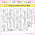 Poem of the Week 1 - 22 poems for September to January