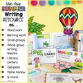 Summer Writing Activities & Word Work - End of the Year Prompts, Poetr