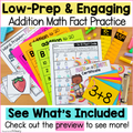 Addition Fact Fluency: Math Unit for Grades 1, 2, and 3