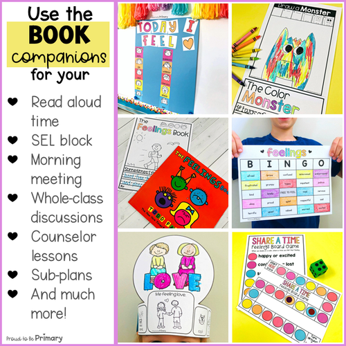 Emotional Regulation Read Aloud Books and Activities - Feelings Check
