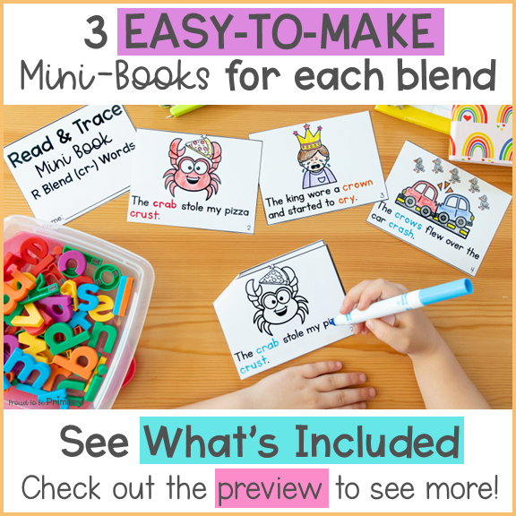 Beginning Consonant Blends Worksheets & Word Work: br, cr, dr, fr, gr ...