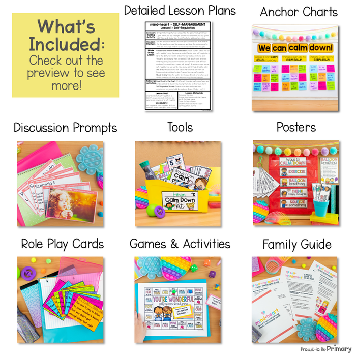 Self Regulation, Calm Down Corner, Yoga, Brain Break, Self Esteem SEL