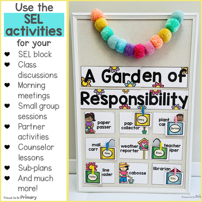 Spring Activities & Crafts- Growth Mindset & Social Emotional Learning