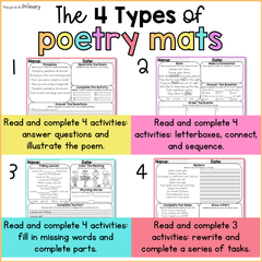 October Fall Morning Work Poems of the Week Worksheets & Reading Activ