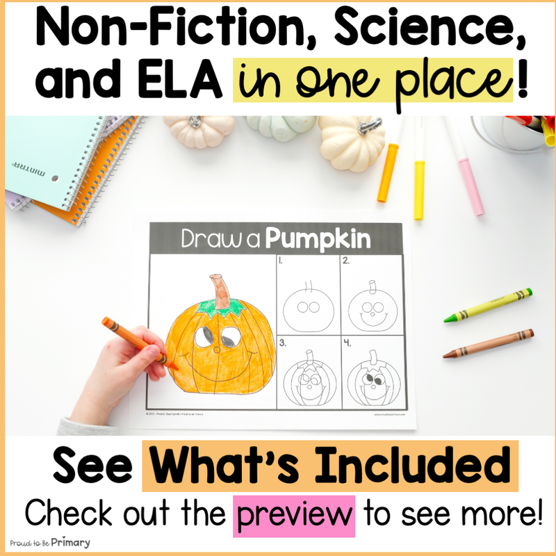 Fall Season Non-Fiction ELA & Science Unit