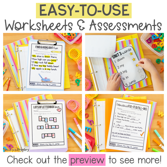 Dolch Sight Words Program BUNDLE (Pre-Primer to Third Grade) – Proud to ...