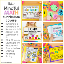 Kindergarten Math Curriculum - 100 Math Lessons, Math Centers, Workshe