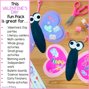 Valentines Day Craft Bulletin Board Cards Writing - Valentines Math He