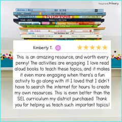 Social Emotional Learning Book Companion Lessons SEL Read Aloud Activi