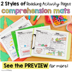 December Reading Comprehension Passages: Daily Comprehension Mats
