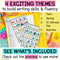 Spring Writing Center for K, 1st and 2nd Grade Classrooms