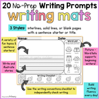 Fall October Halloween Writing Prompts, Paper, Writing Center, Morning