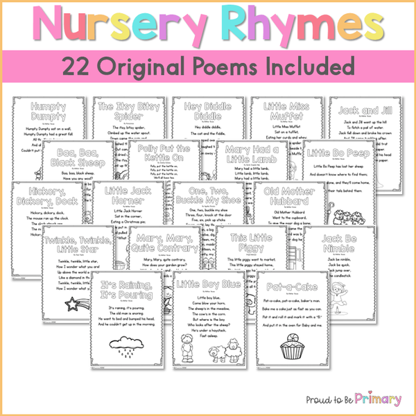 Nursery Rhymes and Poetry Activities