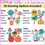 Directed Drawing, Writing, & Reading Activities for Fall, Winter, Spri