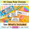 Classroom Rules Posters, Expectations, & Back to School Procedures
