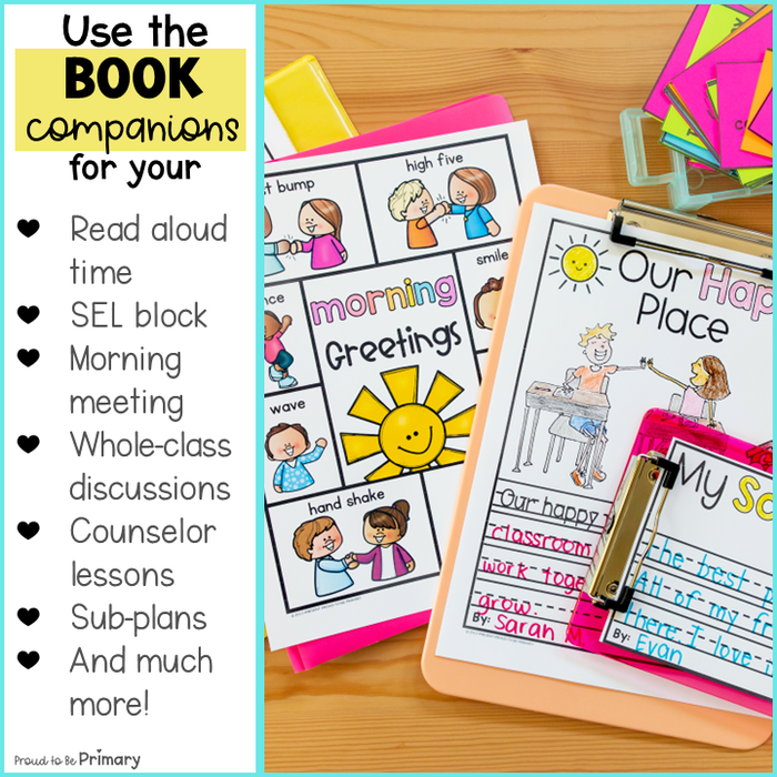 Back to School Book Companion & Read Aloud Activities Bundle