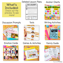 Emotions & Feelings SEL & Character Education Curriculum
