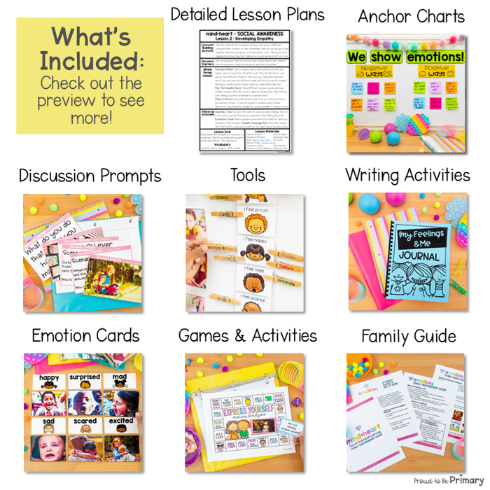 Emotions & Feelings SEL & Character Education Curriculum