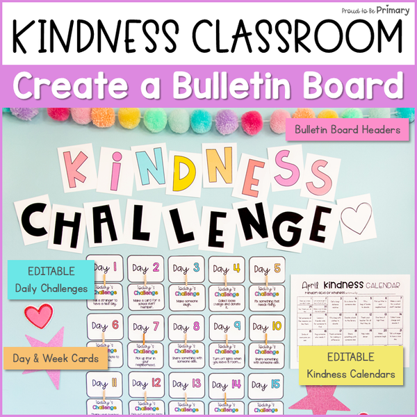 Kindness Classroom Challenge, Calendars, & Activities - Random Acts of