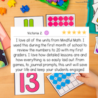 Grade 1 Math Numbers to 20 Unit - First Grade Math Centers, Lessons