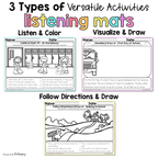 Listening & Following Directions - Read & Draw - Morning Work Activiti