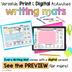 Writing Prompts Paper with Picture Box Creative Writing Center Journal