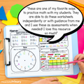 1st Grade Math Worksheets Word Problem Math Spiral Review Packet Morni