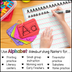 Alphabet Printing Writing Practice Cards - Alphabet Review Handwriting