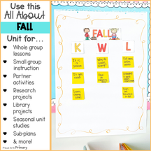 Fall Season Non-Fiction ELA & Science Unit