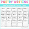 Poetry Writing Unit - Poetry Notebook, Posters, and Activities for Pri