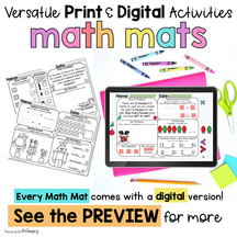 December Christmas Math Morning Work Worksheet Activities 1st Grade Ma