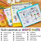 January Word Work and Daily Language Arts Review