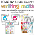 Writing Prompts Practice Mats BUNDLE