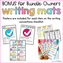 Writing Prompts Practice Mats BUNDLE