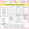 Poem of the Week Shared Reading & Poetry Month Activities with 100th D