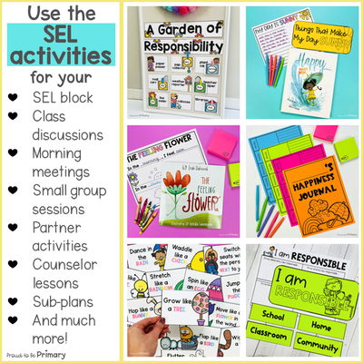 Spring Activities & Crafts- Growth Mindset & Social Emotional Learning